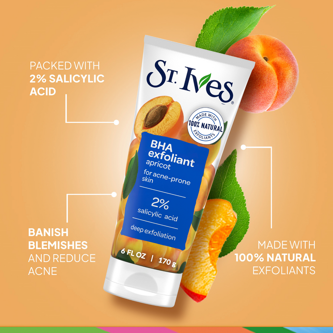 Apricot Face Scrub for Acne Prone Skin | St Ives – St. Ives US