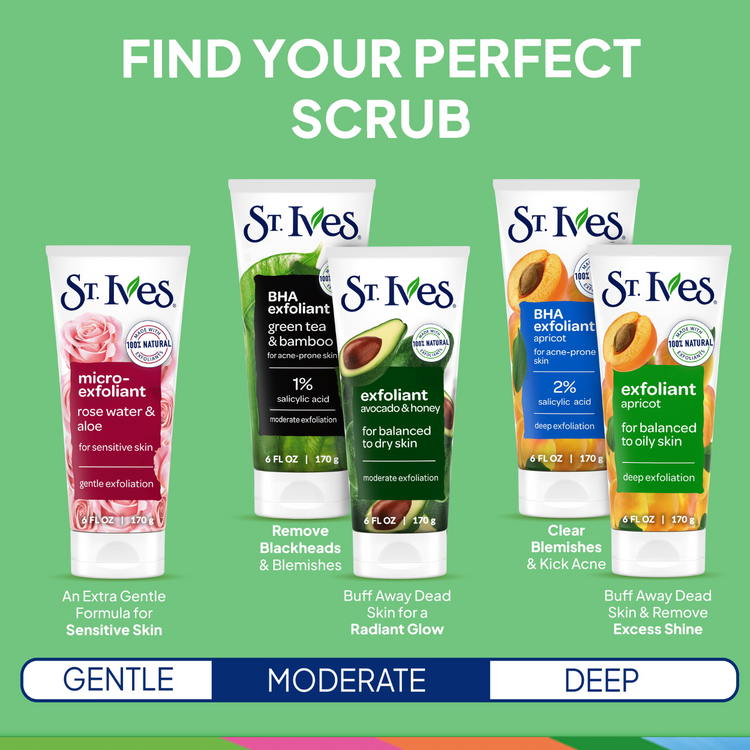 Facial Exfoliant Avocado and Honey Face Scrub | St Ives – St. Ives US